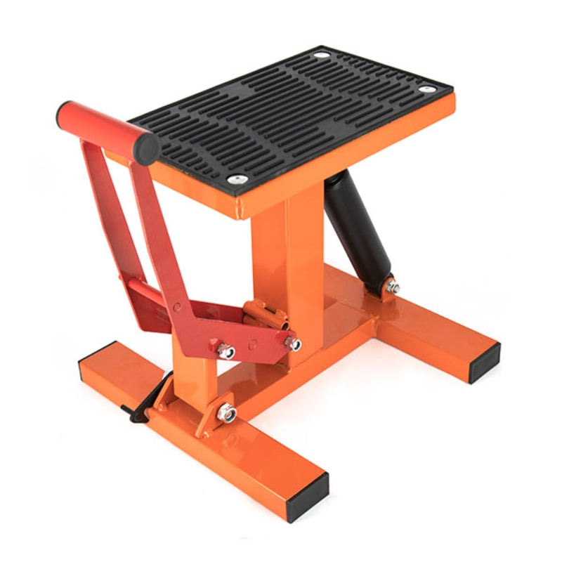 Leve Moto Cross Hydraulique Orange en Acier