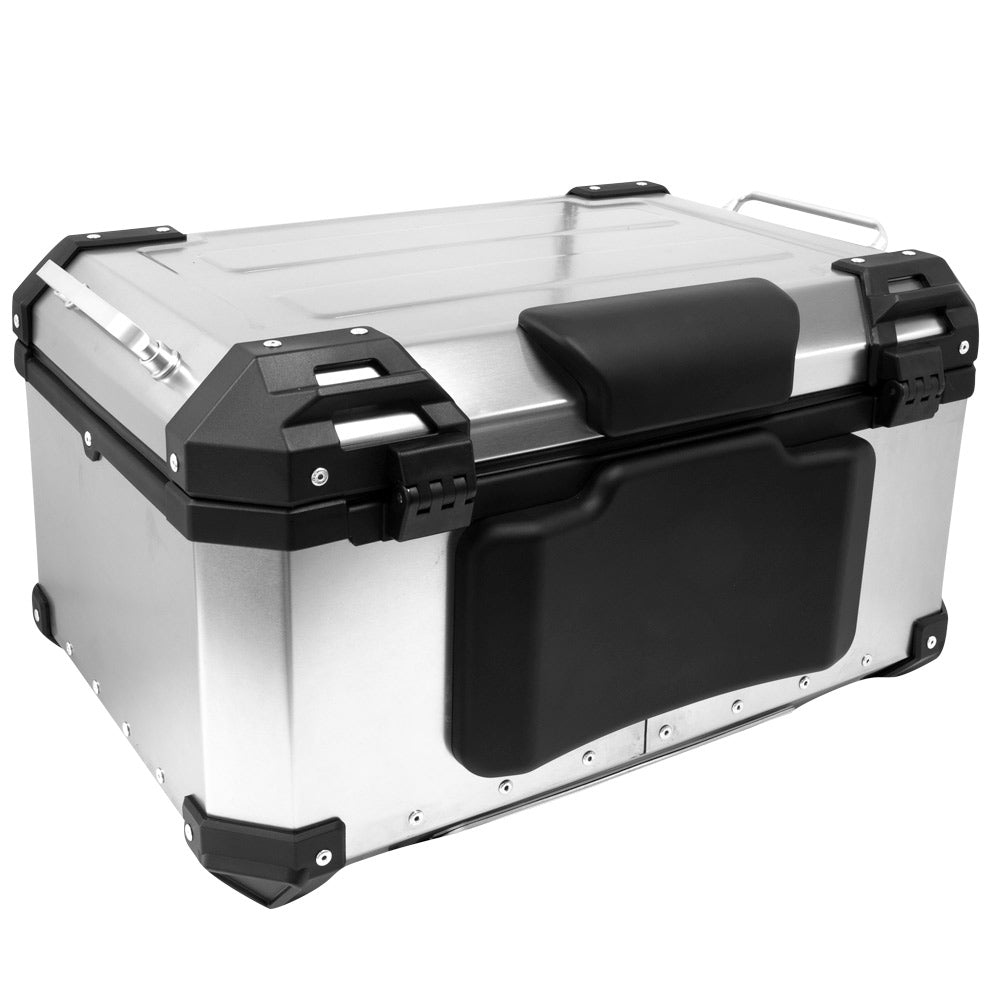 Top Case Moto 55L en Aluminium Argenté X-Plor
