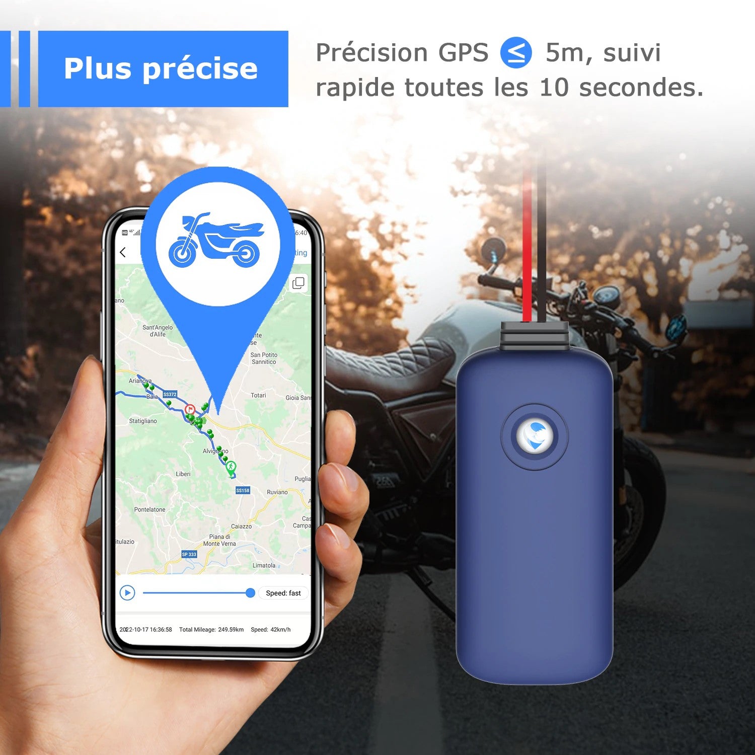 Tracker Moto GPS pour la Sécurité de votre Moto | Boutique biker