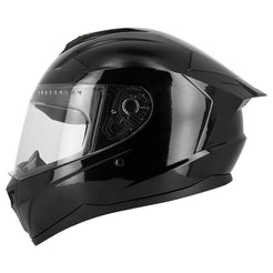 Casque intégral Noir Homologué Moto et Scooter