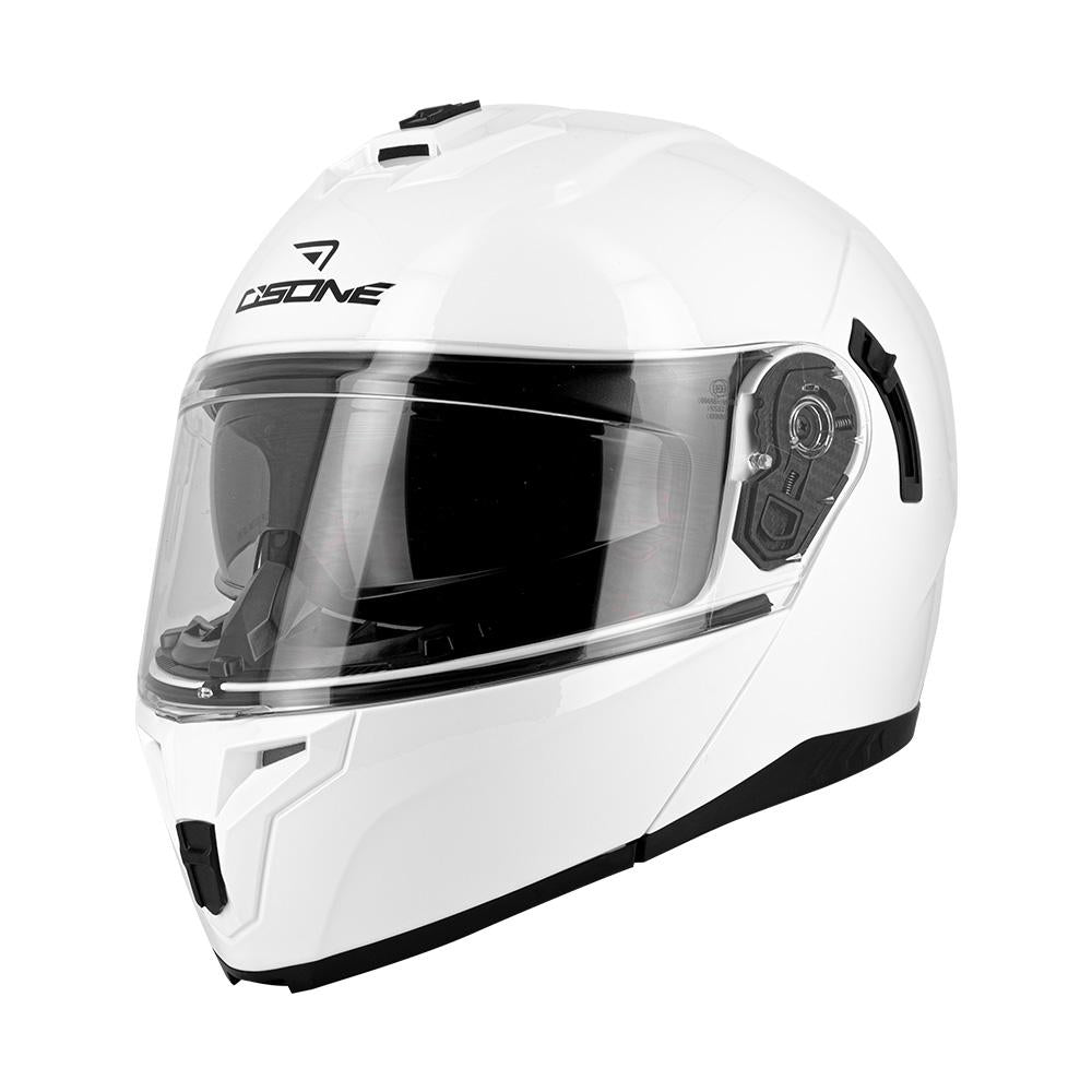 Casque Modulable Blanc Homologué Double Écran Osone S521